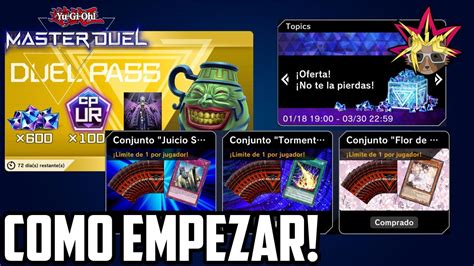 COMO INICIAR EN MASTER DUEL GUIA PASO A PASO Yu Gi Oh MASTER DUEL