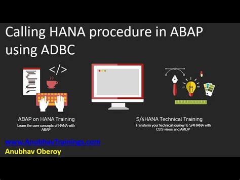 how to consume hana procedure in abap anubhavtrainings