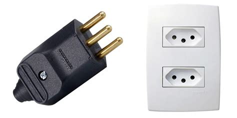 Tipos De Tomadas E Plugs Para El Trica Residencial Dimensional