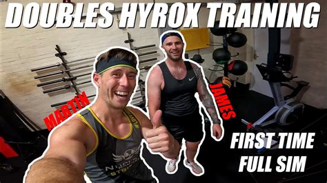 Introducing A Training Partner To Hyrox Doubles Full Simulation Test