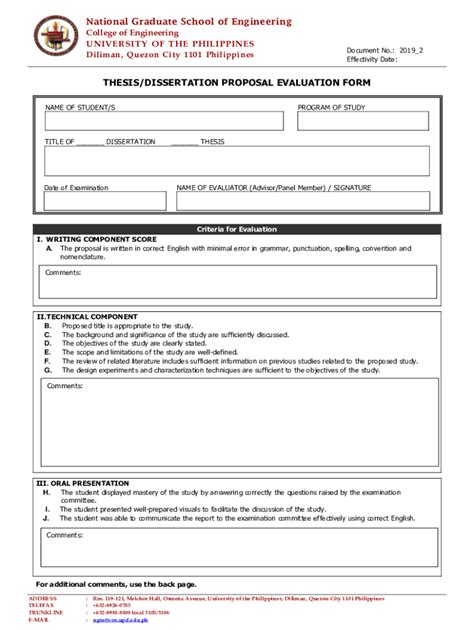 Fillable Online Coe Upd Edu Dondealban Upd Coe Thesis Template Latex