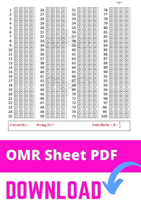 Questions Omr Sheet Images And Photos Finder