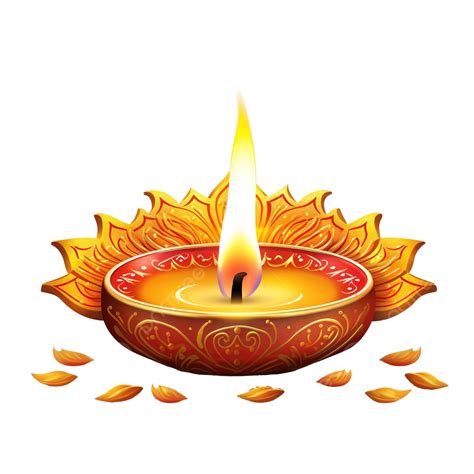 Indian Festival Of Light Happy Diwali Celebration Greeting Card With