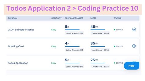 todos application 2 coding practice 10 answers javascript nxtwave intensive 2 0 no