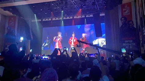 Konser PSI Pilpres Santuy Ojo Rungkad Dukung Duet Prabowo Gibran