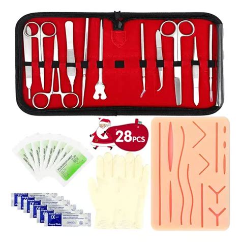 Kit De Práctica De Sutura Para Estudiantes 28 Piezas Meses sin interés