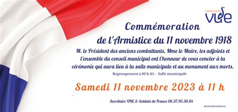 Cérémonie du 11 novembre