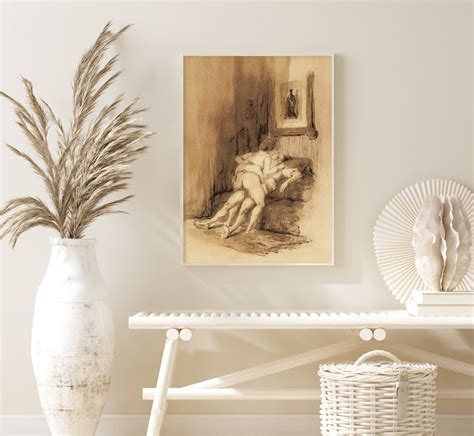 Vintage Erotic Art Print Vintage Art Vintage Home Decor Etsy