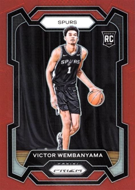Victor Wembanyama Prizm Red Price Guide Sports Card