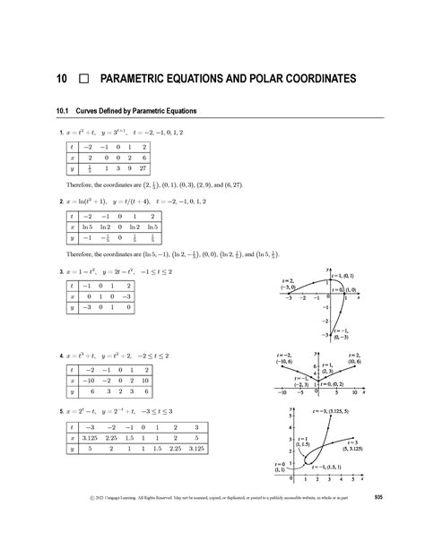 ch10 parametric equations and polar coordinates 10 parametric equations and polar coordinates