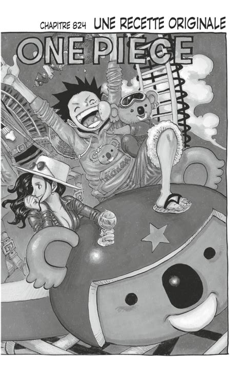 One Piece édition originale Chapitre 824 Éditions Glénat