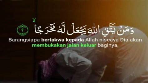 Siap Siap Rezeki Datang Tak Terduga Amalkan Potongan Surat At Thalaq