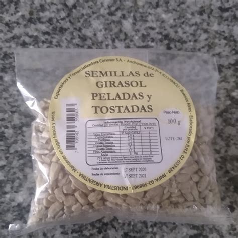 Conosur SA Semillas De Girasol Tostadas Y Peladas Review Abillion