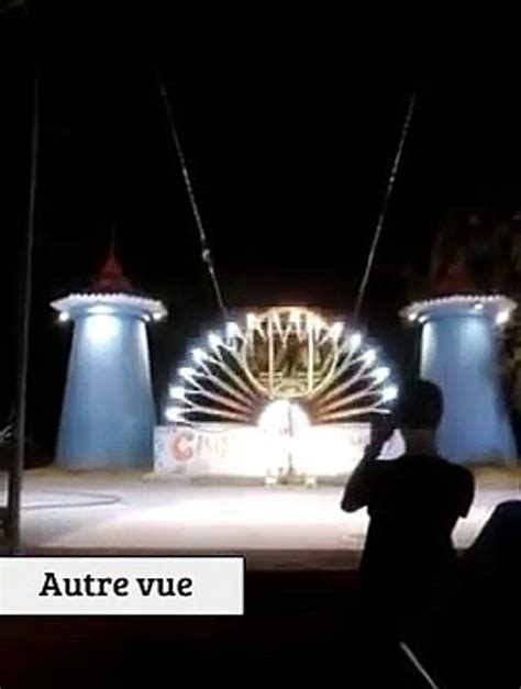 Accident effrant au Luna Park du Cap d Agde un manège se détache