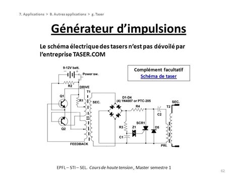 Générateur haute tension schéma électrique