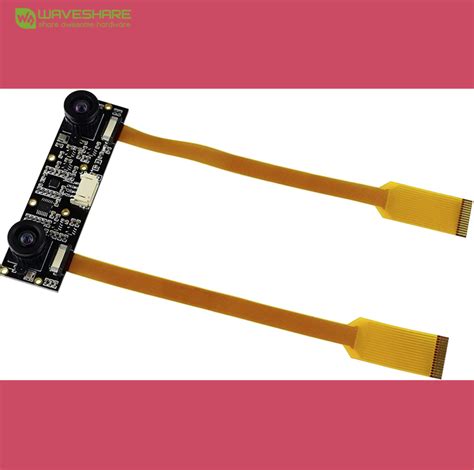 raspberry pi 4 computer model b 4gb ram waveshare binocular camera depth stereo module 8mp