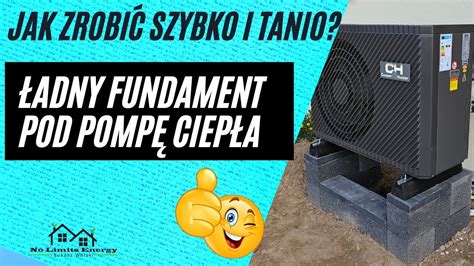 Ładny fundament pod pompę ciepła No Limits Energy Łukasz Wolski YouTube
