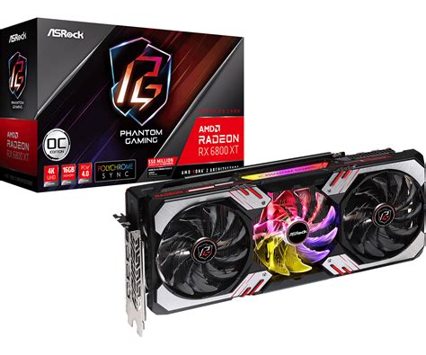 ASRock AMD Radeon RX 6800 XT Phantom Gaming 16GB OC