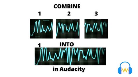 Combine Split Audio Tracks Into Track In Audacity Youtube