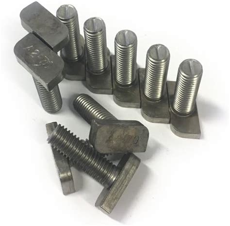 10 Viti Con Testa A Martello M8 X 25 In Acciaio Inox A2 Per Pannelli