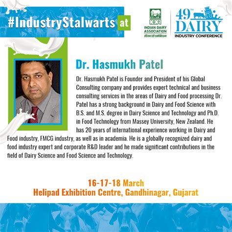 Indian Dairy Association On Twitter Speakers At IDA Dairy Industry