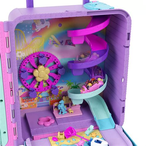 Polly Pocket Pollyville Resort Roll Away Playset Dollhouses Baby