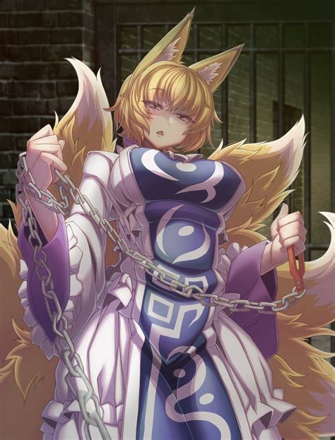 Yakumo Ran Touhou Drawn By Zawa Zawzawranran2 Danbooru