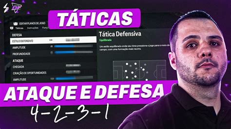 EA FC 4 2 3 1 TÁTICA PERSONALIZADA PARA ATACAR E DEFENDER MUITO