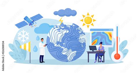 Meteorology Geophysics Science Meteorologists Studying Researching