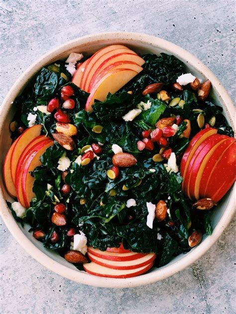 Autumn Massaged Kale Salad Melissa S Healthy Kitchen