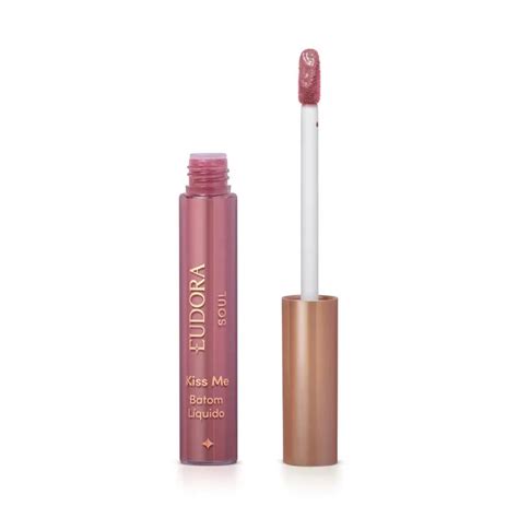 BATOM LIQUIDO SOUL KISS ME SEMI MATTE COR NUDE AUTORAL EUDORA 5 2ML