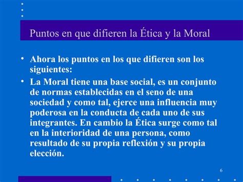 Diferencias Entre Etica Y Moral Ppt