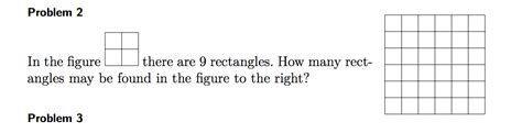 how many rectangles are there within a steps grid