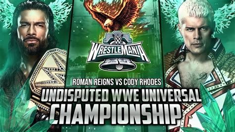Full Match Roman Reigns Vs Cody Rhodes WWE 2K24 Romanreigns
