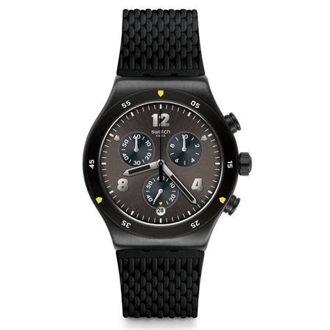 Reloj Swatch Hombre Irony Chrono Darkbark YVB406 Joyería de Moda