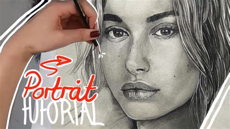 Porträt zeichnen mit Bleistift Schritt für Schritt einfach