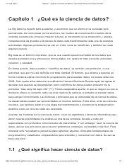 Capítulo 1 Qué es la ciencia de datos Ciencia de Datos para Gente