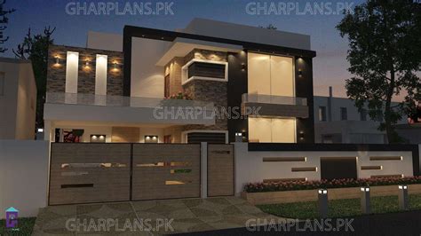 Beautiful 1 Kanal House Elevation Models Ghar Plans