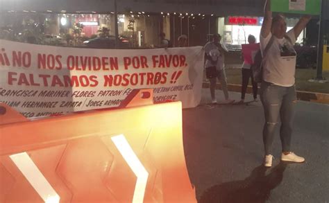 Faltamos nosotros Madres Buscadoras bloquean avenida de Cancún
