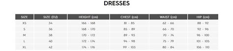 Roxy Size Guide