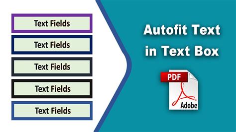 how to autofit text in a text box in pdf prepare form using adobe acrobat pro dc youtube