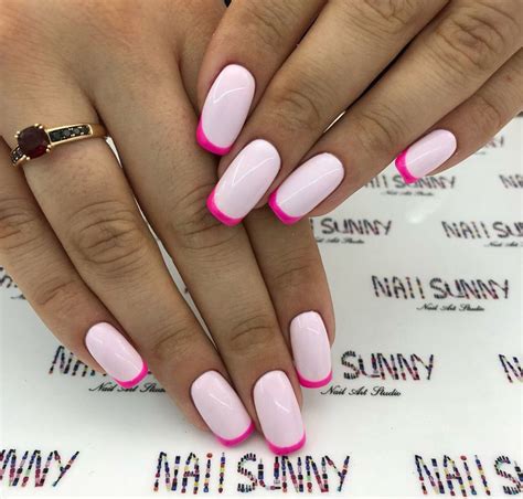 15 Diseños de manicure francés en tonos que no son blanco
