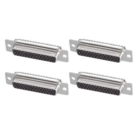 Uxcell D Sub Conector DB44 Hembra De 44 Pines Y 3 Filas De Alta