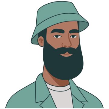 수염 난 남자 만화 일러스트 레이 션 벡터 유행을 좇는 사람 수염 남자 PNG 일러스트 및 벡터 에 대한 무료 다운로드