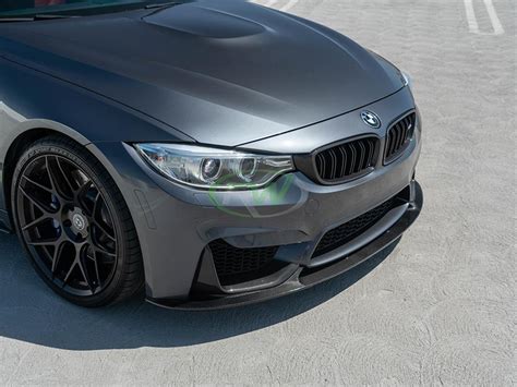 BMW F80 F82 F83 M3 M4 3D Style Carbon Fiber Front Lip Spoiler