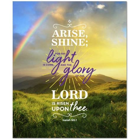 Verse Of THE DAY Isaiah 60 1 KJV Highland Park Baptist Church