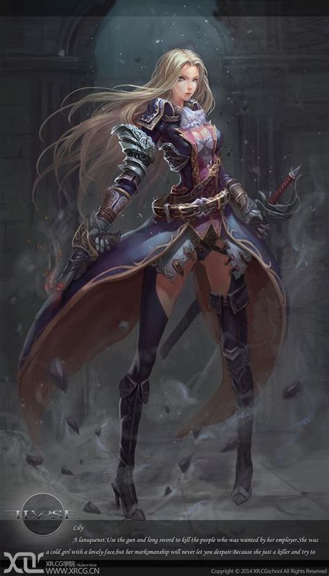 Pin de Rob en RPG female character 4 Personajes de fantasía Guerrera
