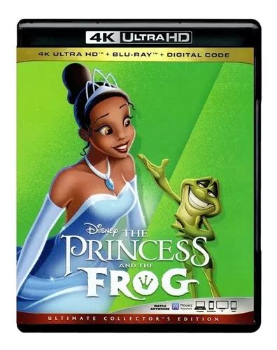 La Princesa Y El Sapo Disney Pelicula 4k Ultra Hd Blu ray Envío gratis