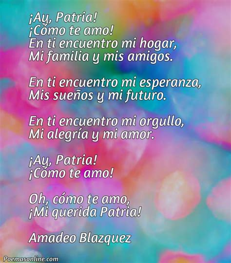 5 Poemas Sobre Amor A La Patria Poemas Online