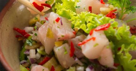 Ceviche de tilápia opção de refeição diferente e fácil